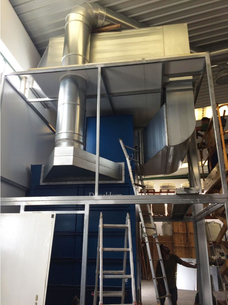 Captación-de-polvo-en-envasado-de-producto-polvoriento-y-nocivo-2 | Tecfilter