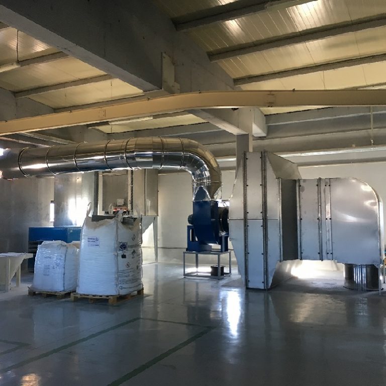 Captación de amoniaco en líneas de producción, con utilización de carbón activo | Tecfilter